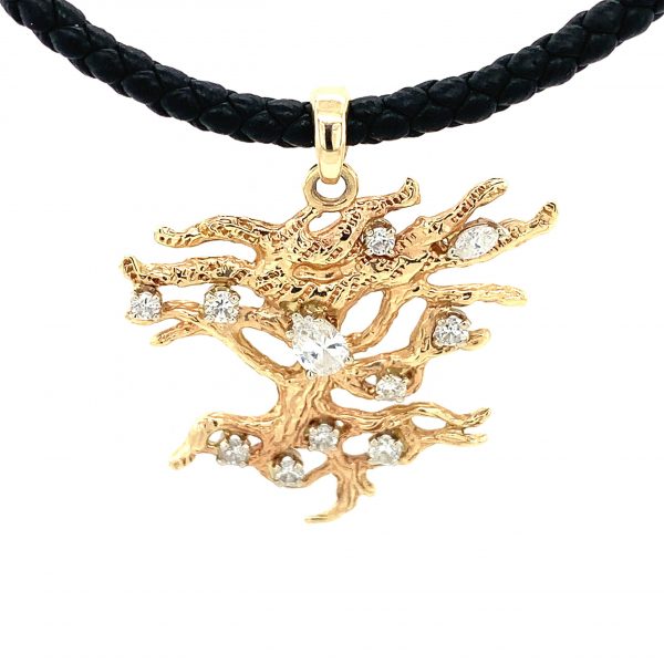 The Enduring Tree in Yellow Gold – Kas-A-Designs