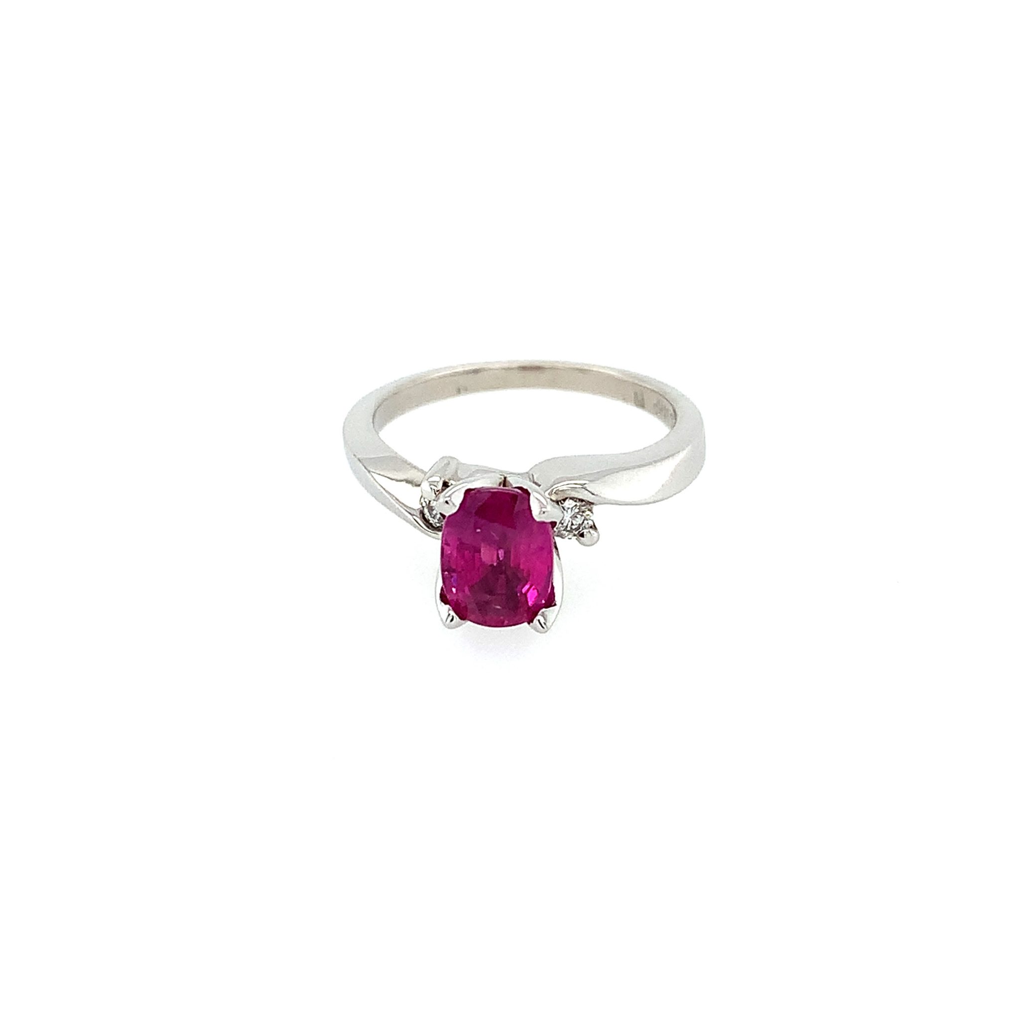 Cushion Cut Ruby Ring – Kas-A-Designs