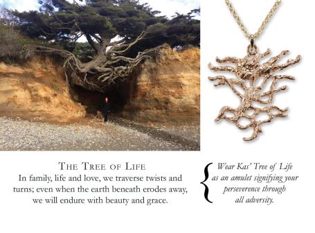 Enduring Tree in Yellow Gold – Kas-A-Designs